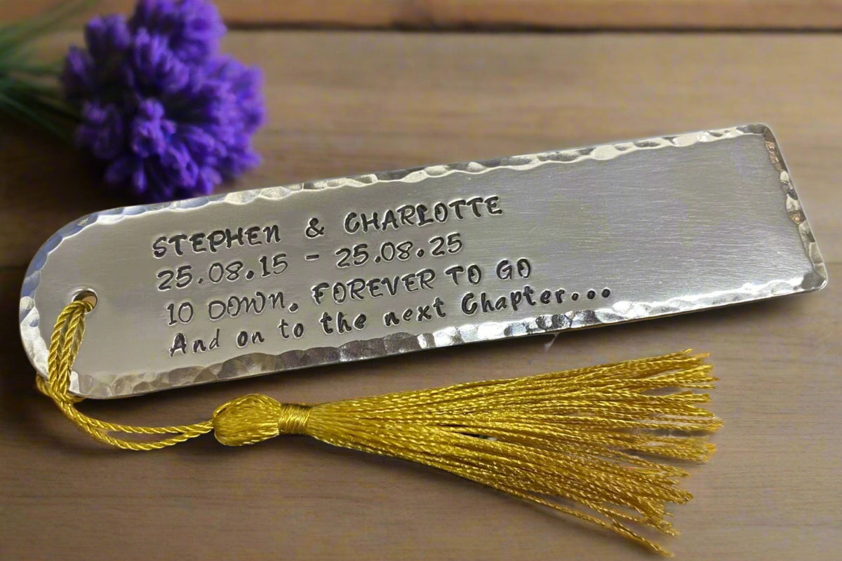 10th Anniversary Gift Collection | Tin Gifts | Personalised Bookmark ...