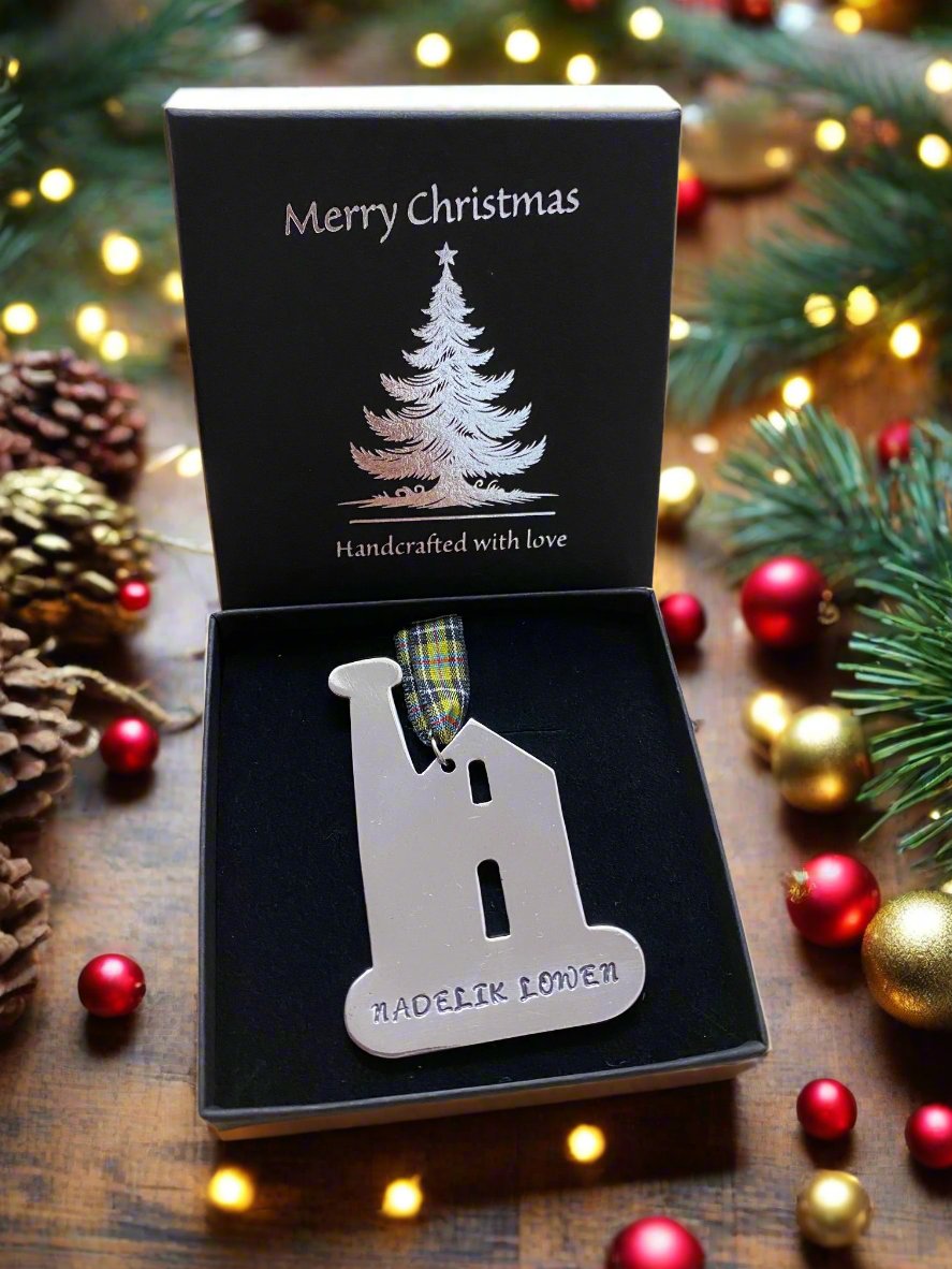 'Nadelik Lowen' Cornish Engine House Decoration – Vision Arts Tin