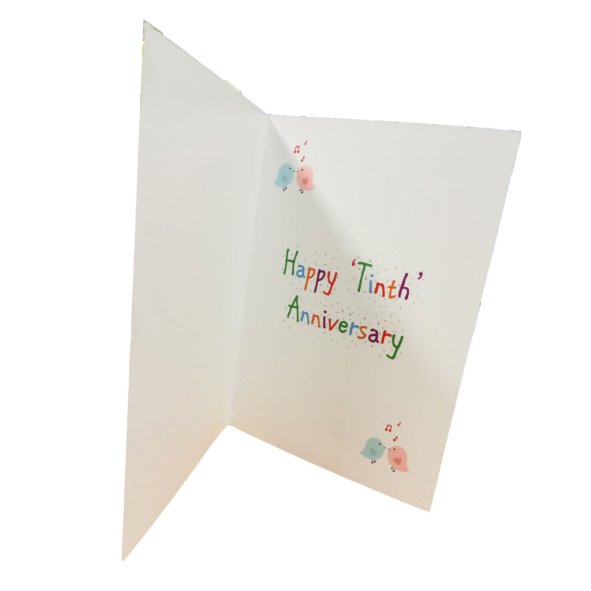 10th Anniversary Greetings Card – Vision Arts Tin